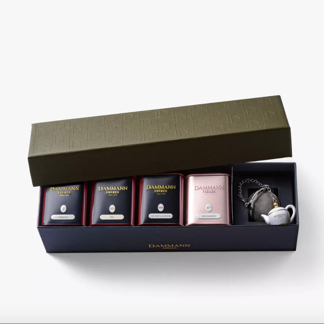 DAMMANN Frères | jardin exotique tea box set – table société